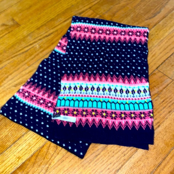 Talbots | Accessories | Talbots Reversible Fair Isle Lambswool Blend ...